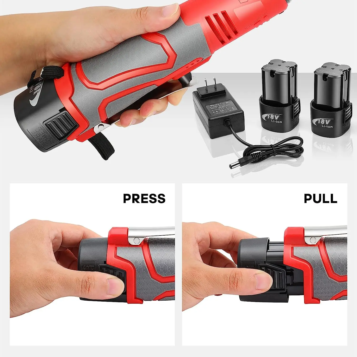 12v Battery Cordless Electric Power Wrenches Labor Saving Adjustable ...