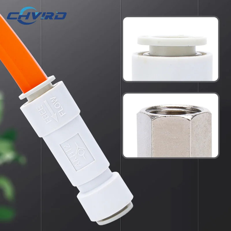 6mm One-Touch Plastic Pneumatic One-Way Check Valve