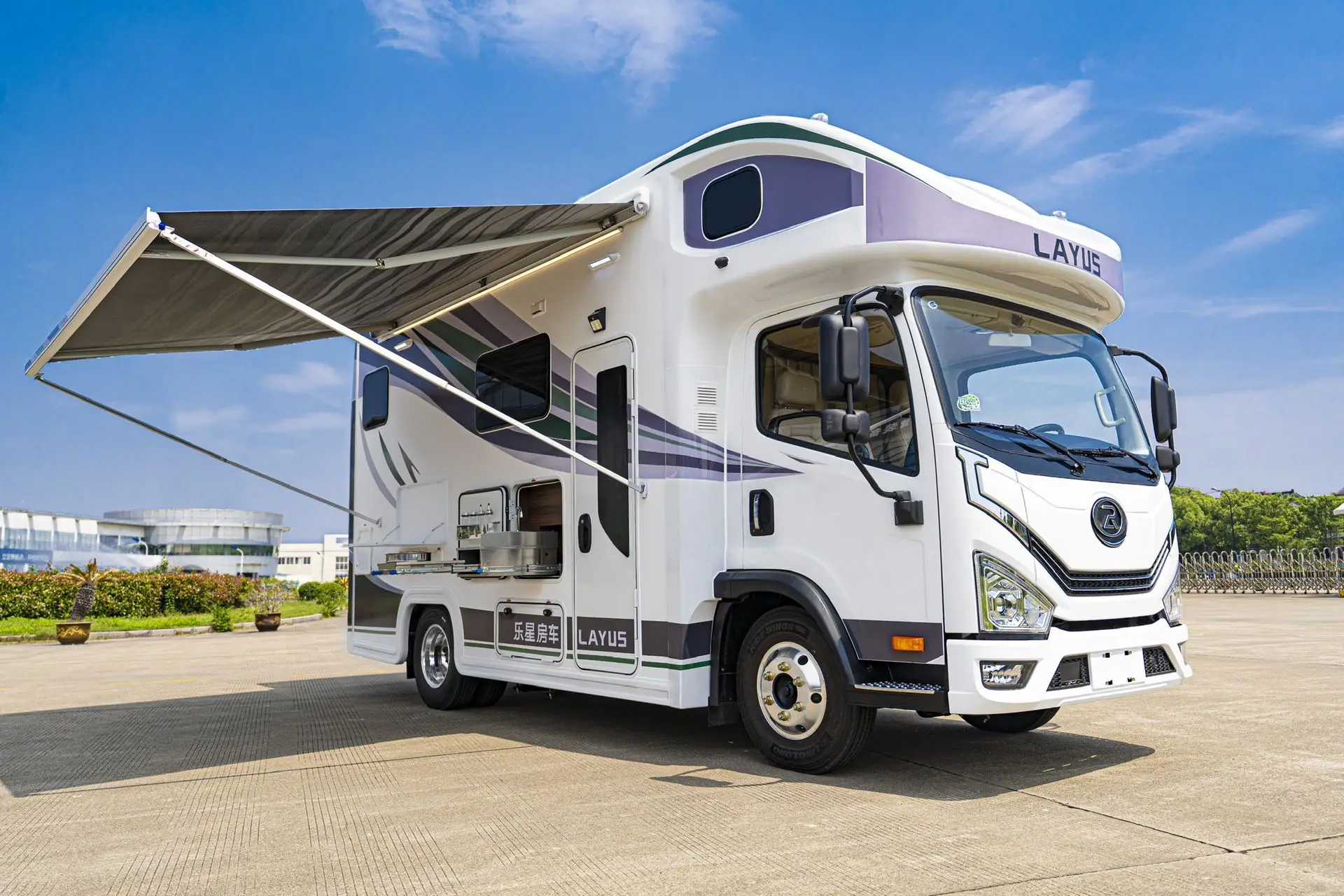 New Energy RV - Eco-Friendly Camper Van Off-Road Caravan Compact Motor ...