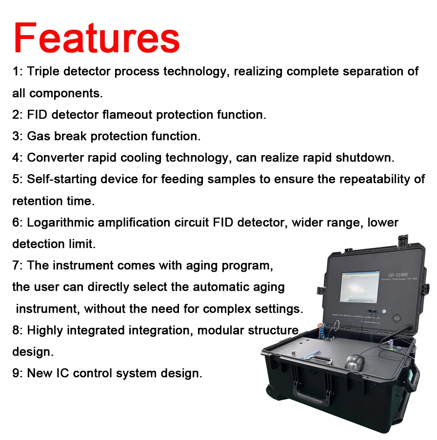 Portable Dissolved Gas Analyzer - Gold Standard Instrument