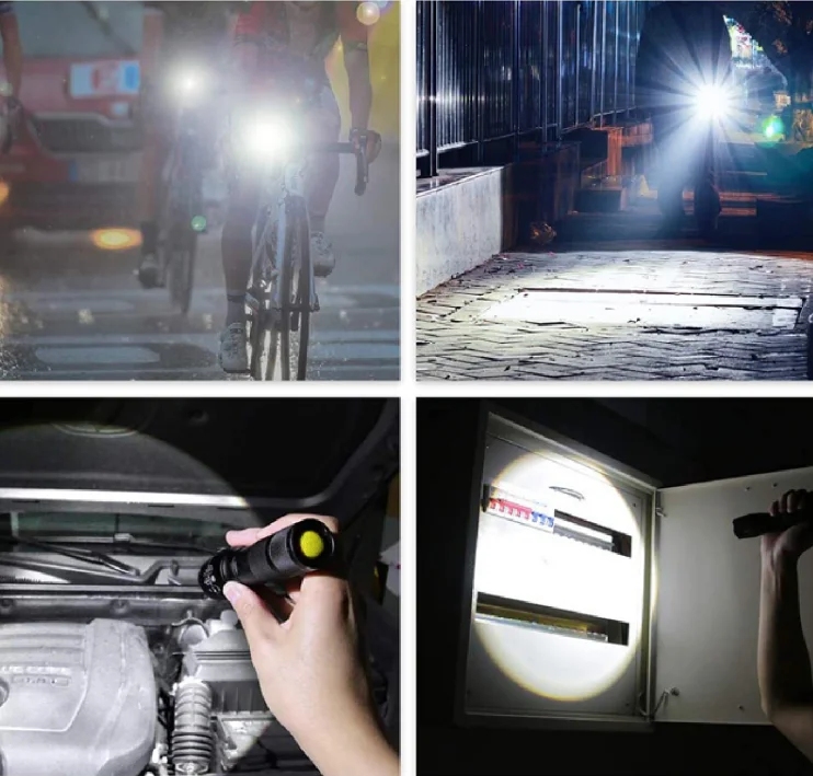 Aluminum Mini Light Weight Zoom Multifunction High Bright 3aaa Battery ...