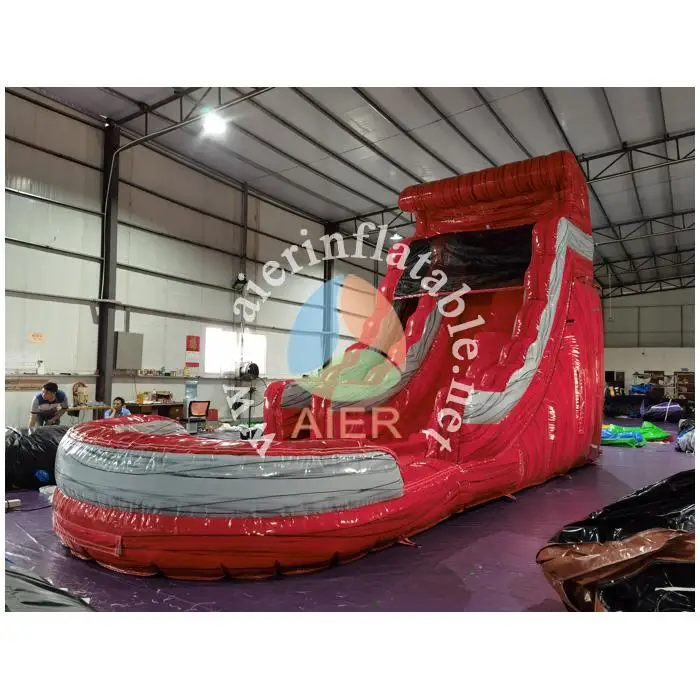 Theme Park Playground Water Park Playground Inflatable Playground Red ...