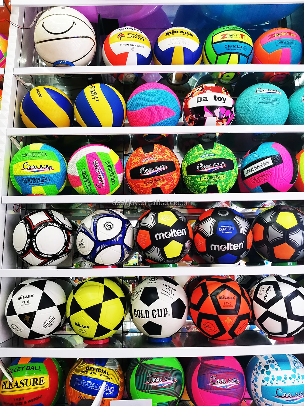 Wholesale Promotion Neon 9 Inch Inflatable Pvc Beach Ball With Chain ...