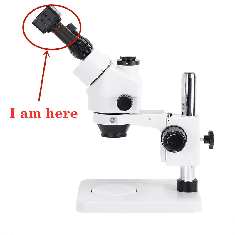 HD 5MP USB CMOS Binocular Stereo Microscope Camera