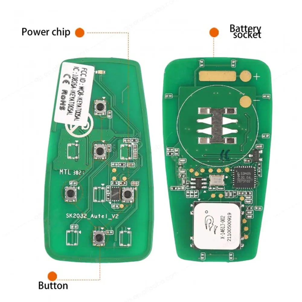Autel IKEYAT005CL - Smart Universal Key with 5 Buttons