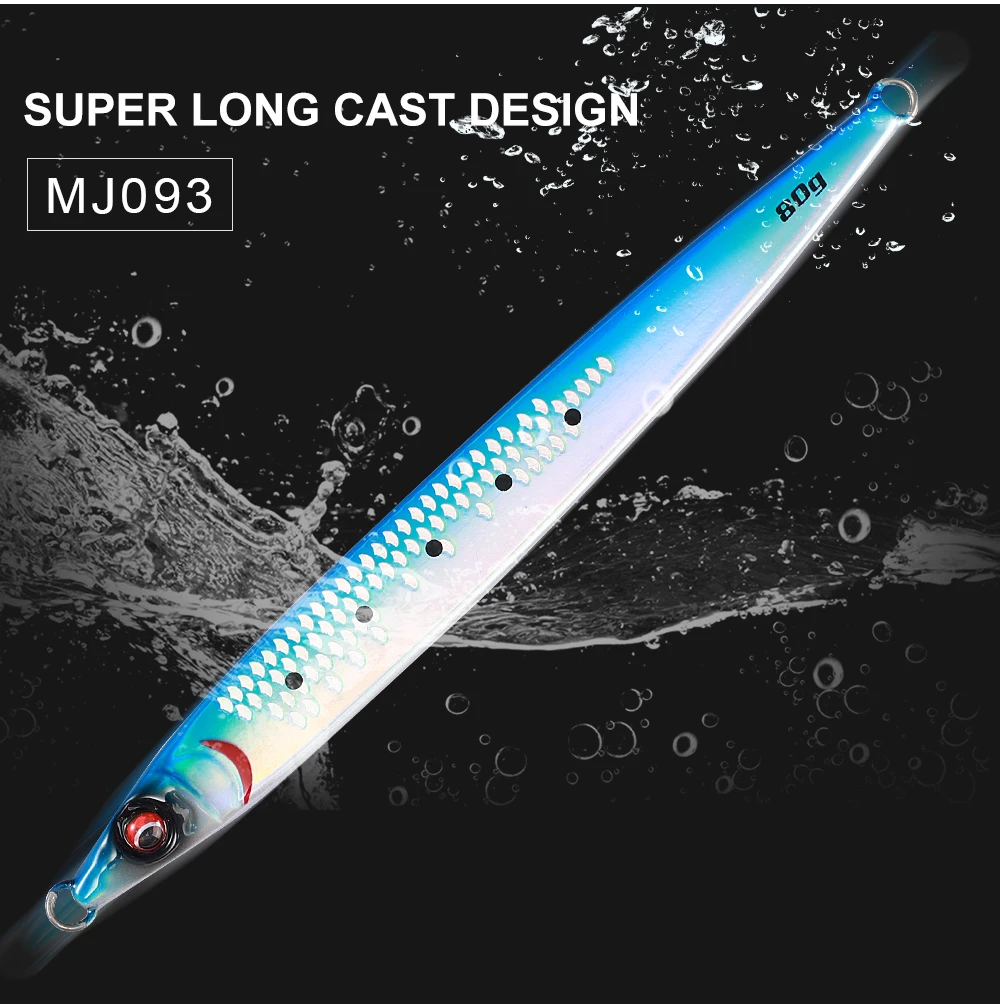 Jiggingpro Metal Sardine Jig - Long Casting Metal Lure