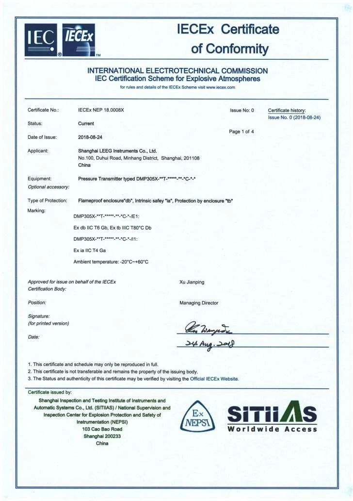 ATEX IECEx Flame Proof 4-20ma HART Intelligent Programmable Industrial ...