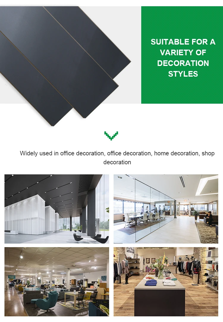 Click Interlocking Plank Parquet Vinyl Solid Residential 12mm Wire ...