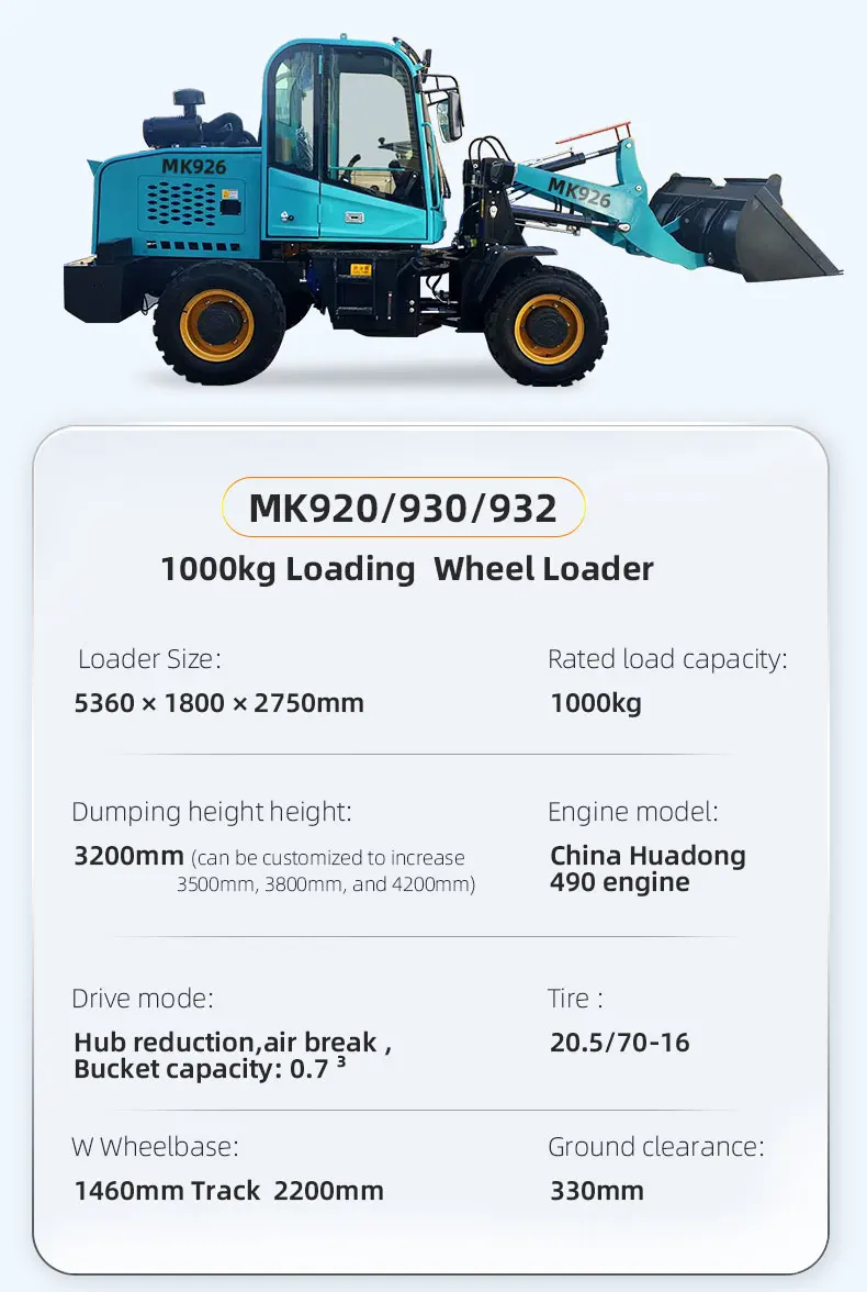 Official Mingko High Performance 5 Ton Wheel Loaders For Sale - Buy ...