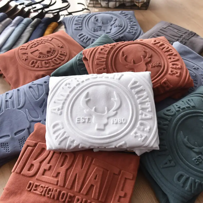 Shop Our Premium Cotton T-Shirts with Custom Embossed Prints