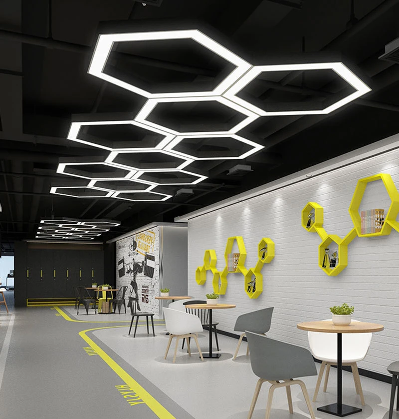Hexagon LED Pendant Lights - Stylish & Efficient Lighting