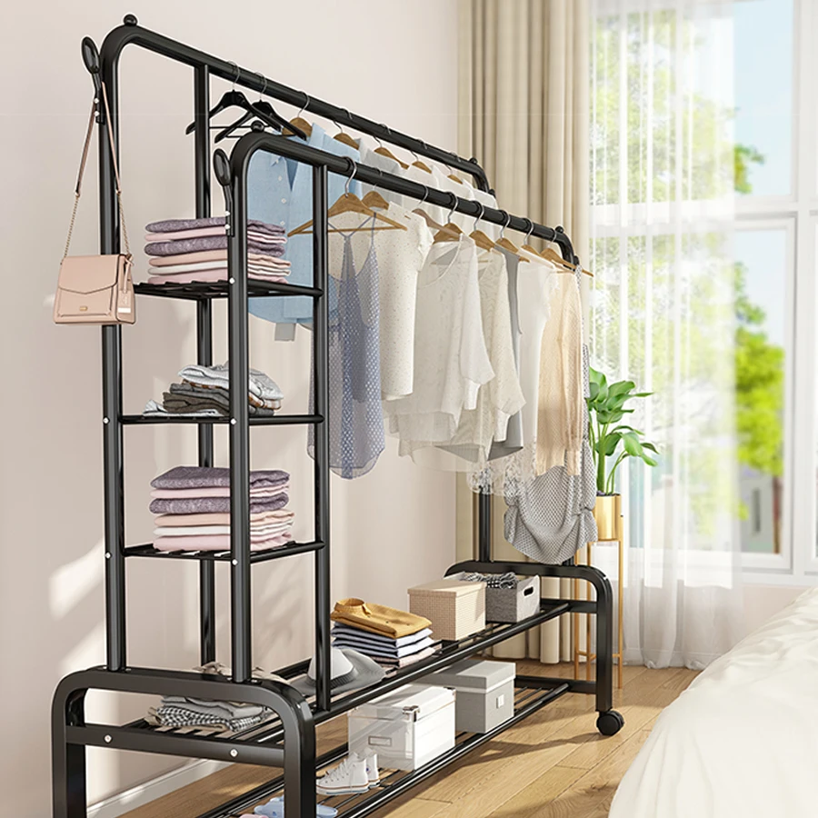 Mobile Display Coat Rack Stand - Versatile Storage Solutions