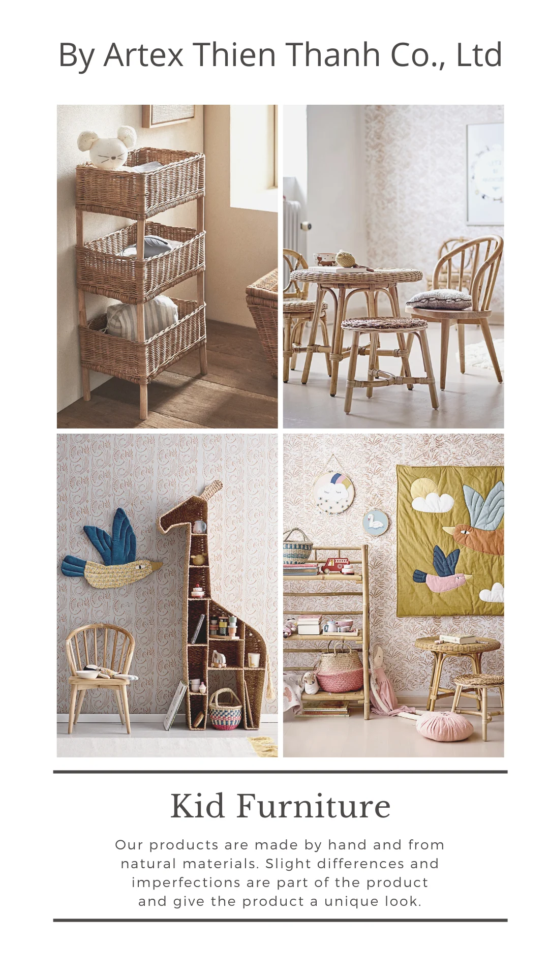 Hot Trend Natural Rattan Chair For Kids Woven Rattan Kids Chair ...