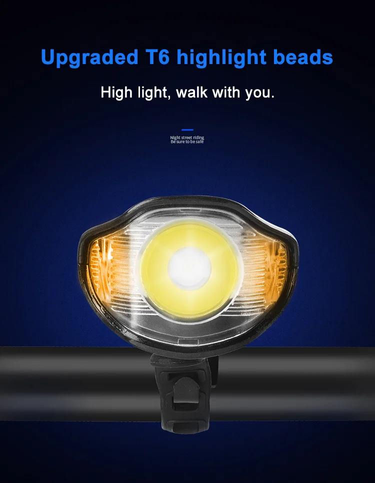 Bicycle Accessories Light Cycle Signal Tail Lights Head Rechargeable ...