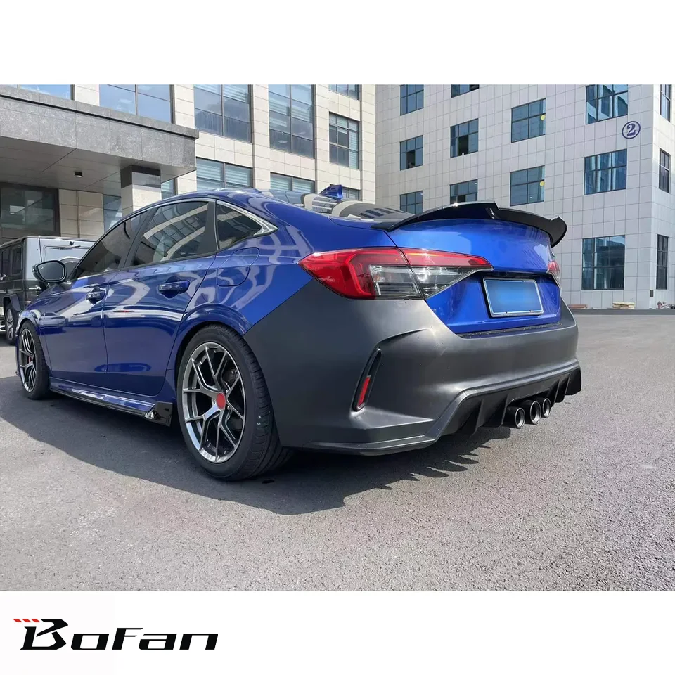 Factory Price Type-R Style Body Kit Front Rear Bumper Lip Grille Type R ...