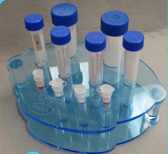 8 Burette White Plastic Chemistry Tube Rack School Laboratory ...