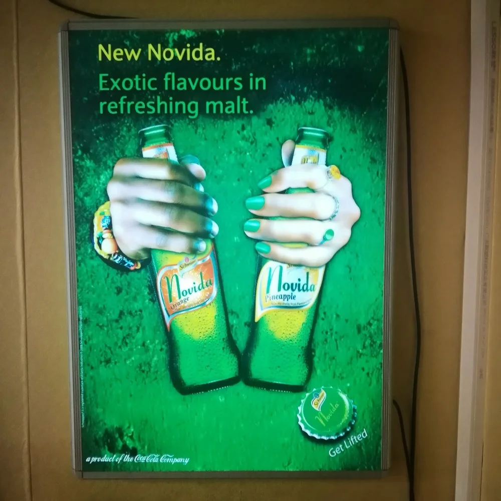 Custom Animated EL Poster - Glowing Display Billboard