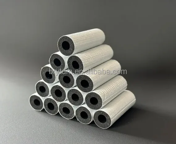 Uv-resistant Polymer Coating Rubber Foam Tube for Insulation