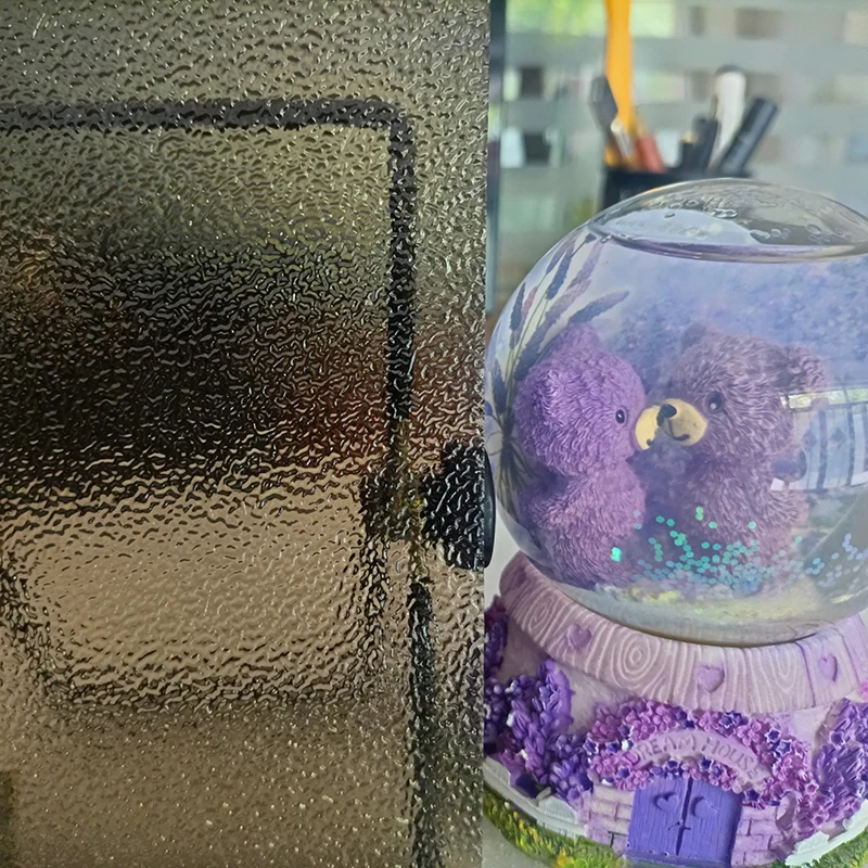 5mm Clear Patterned Glass Clear Pattern Manufacturer Shower Fluted ...