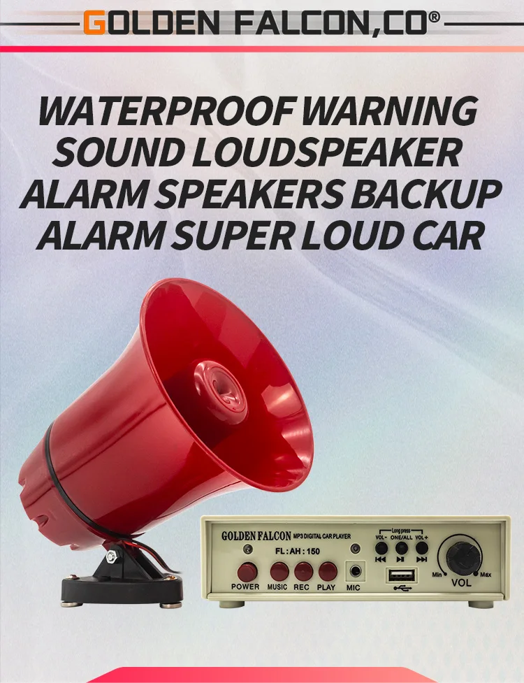 Wholesale Portable Loud Hailer With Voice Function Megaphone Waterproof ...