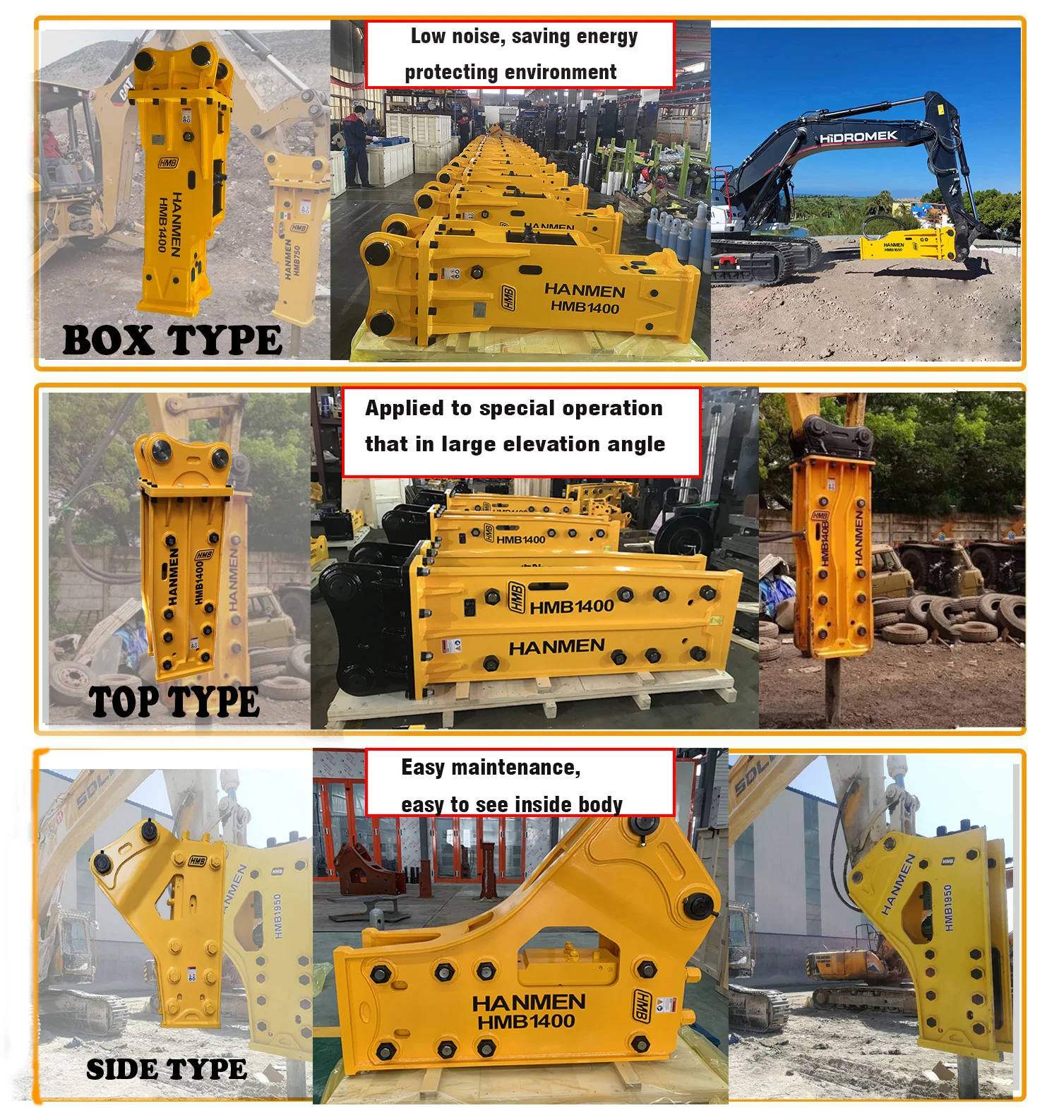 Hydraulic Breaker Pc200 Komatsu 22 Ton Hydraulic Hammer Excavator 20 ...