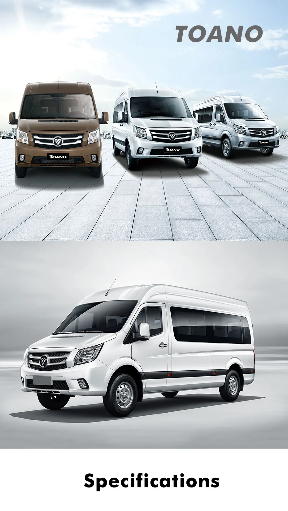 Foton Business Van TOANO 16 Seats - Diesel Minibus