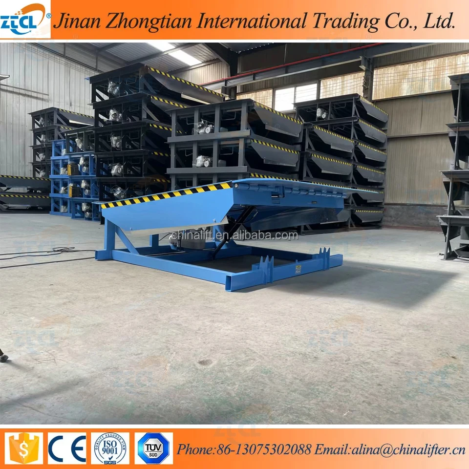 Dock Leveller Economic Loading Ramp Mechanical Stationary Hydraulic Dock Ramp Manual Dock ...