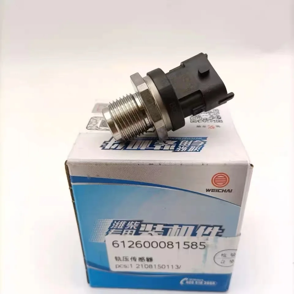 WEICHAI Engine Parts 612600081585 Rail Pressure Sensor for SINOTURK ...