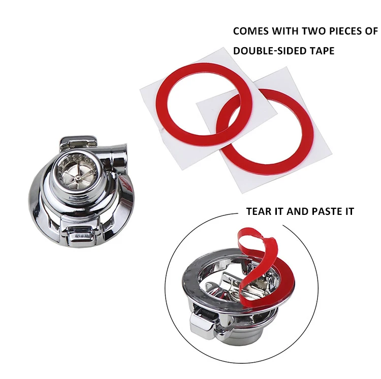 Rotation Turbo Push One Click Key Ring Engine Ignition Protector Anti ...