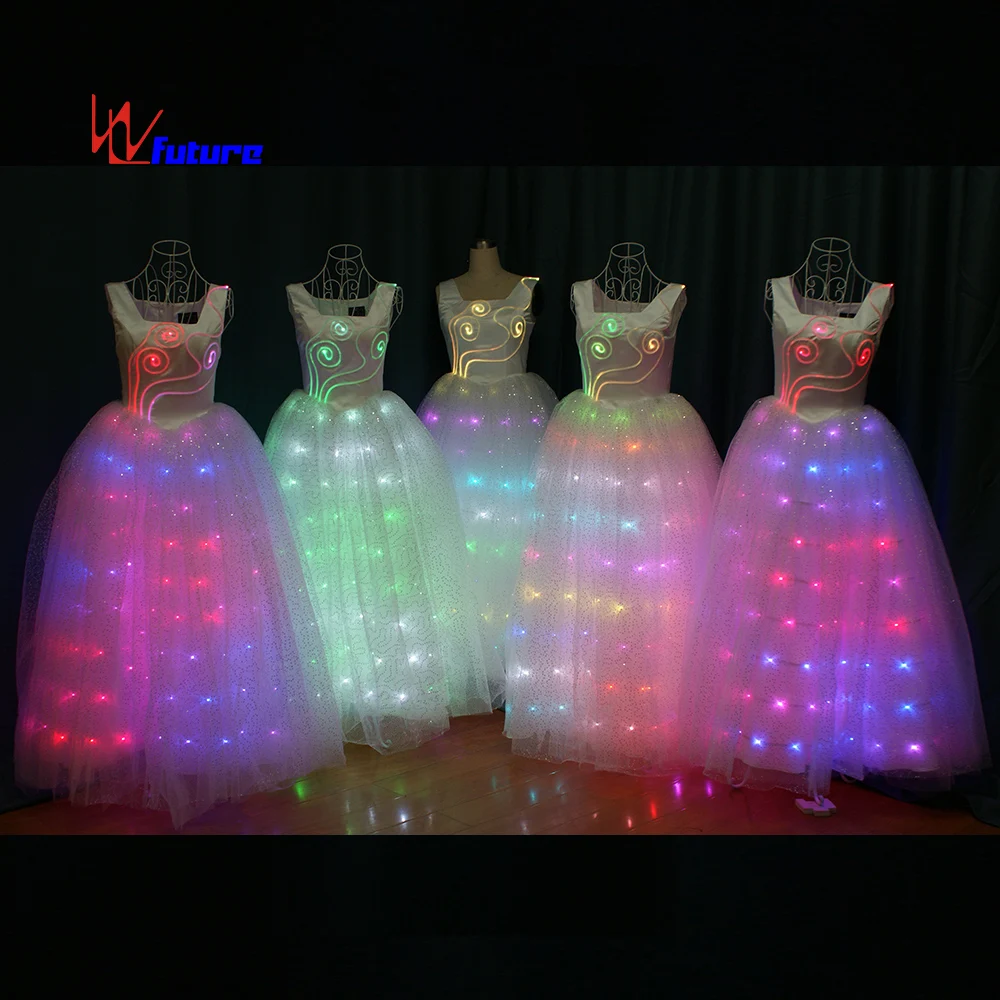 RF Remote Princess Belle LED Costume - LED Fairy Lights
