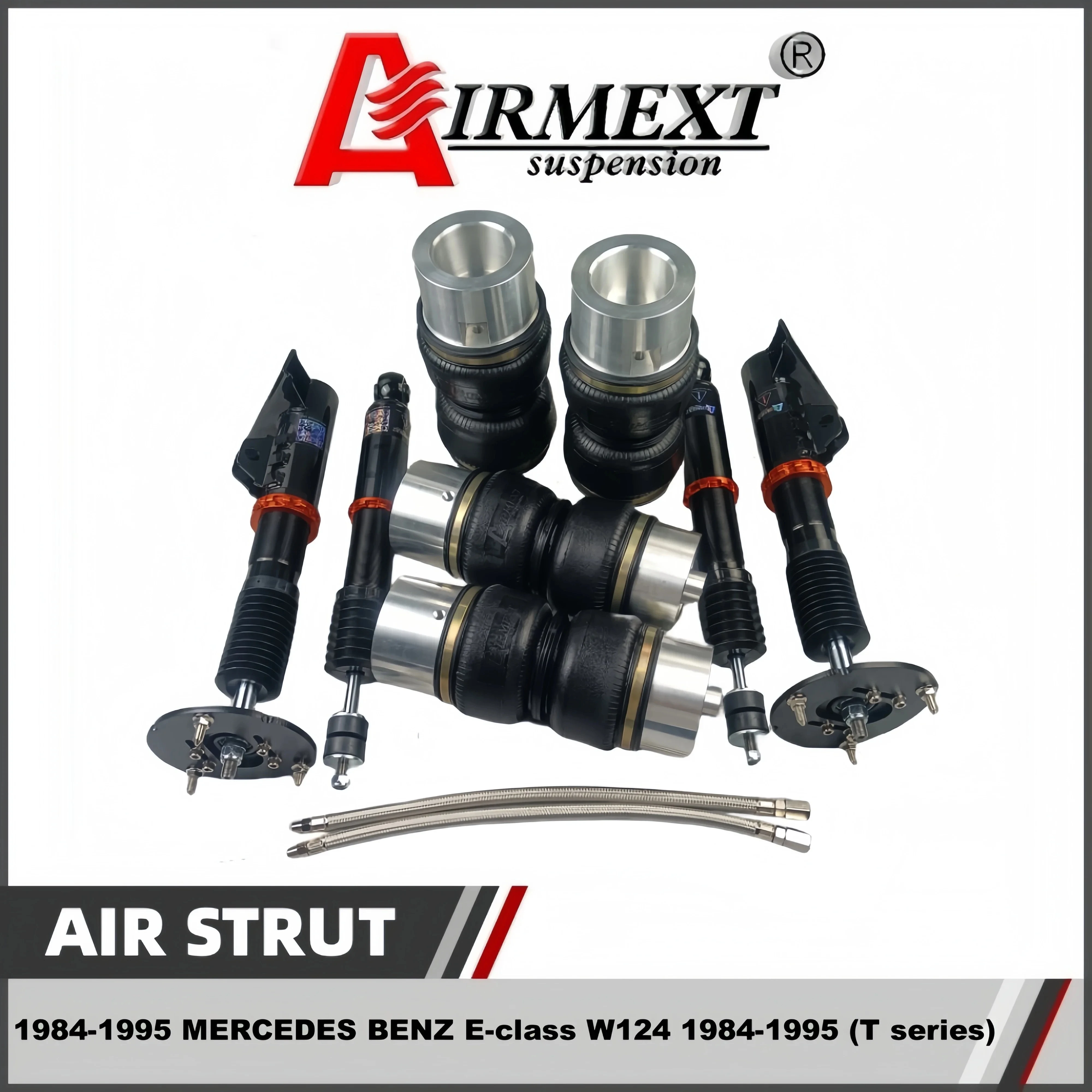AIRMEXT Air Strut Kit for Mercedes E-CLASS W124 (1984-1995)