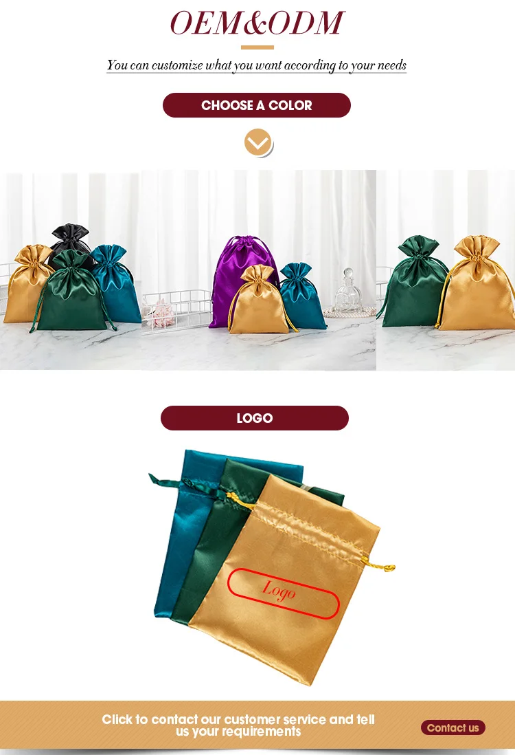 Custom Made Satin Pouch Satin Pouch Bag for Jewelry Silk Satin Jewelry ...