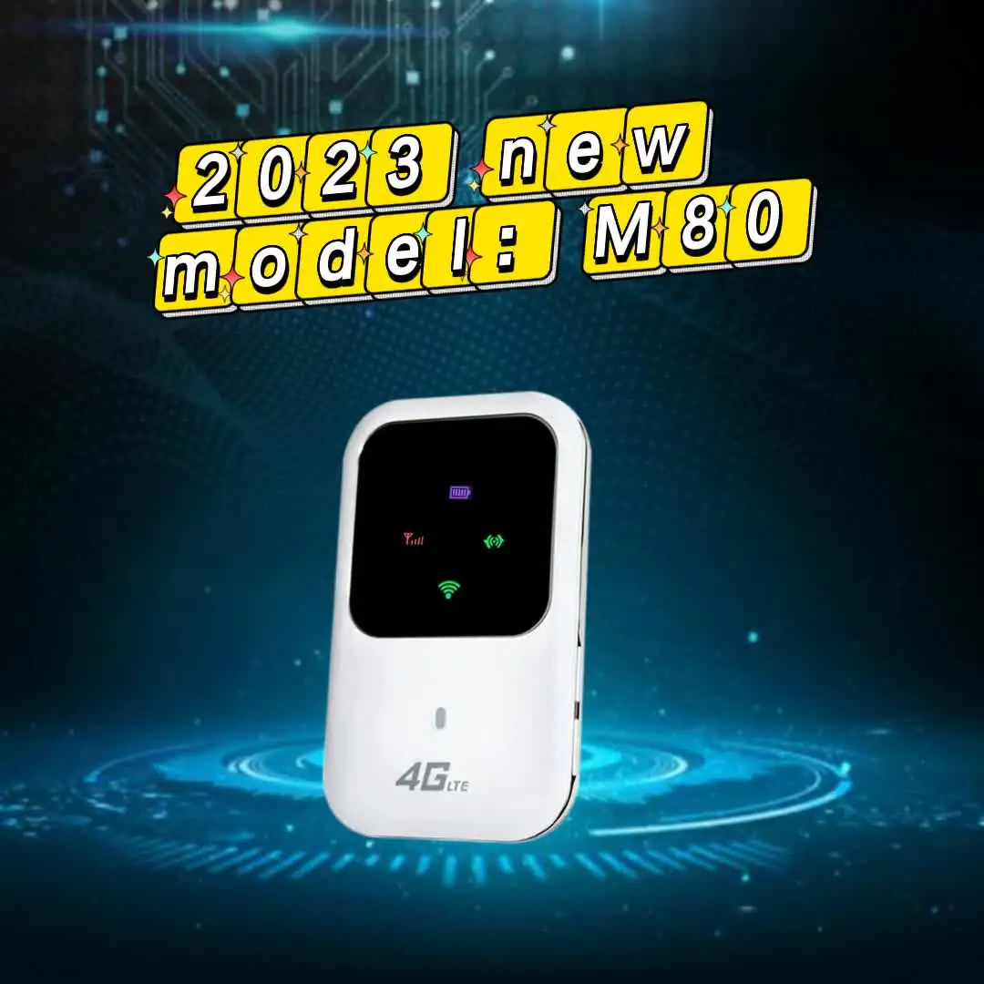 Factory Stock Dnxt 4g Lte Portable Wifi Routers Pocket Hotspot Unlock Wifi H80 Router Extender ...