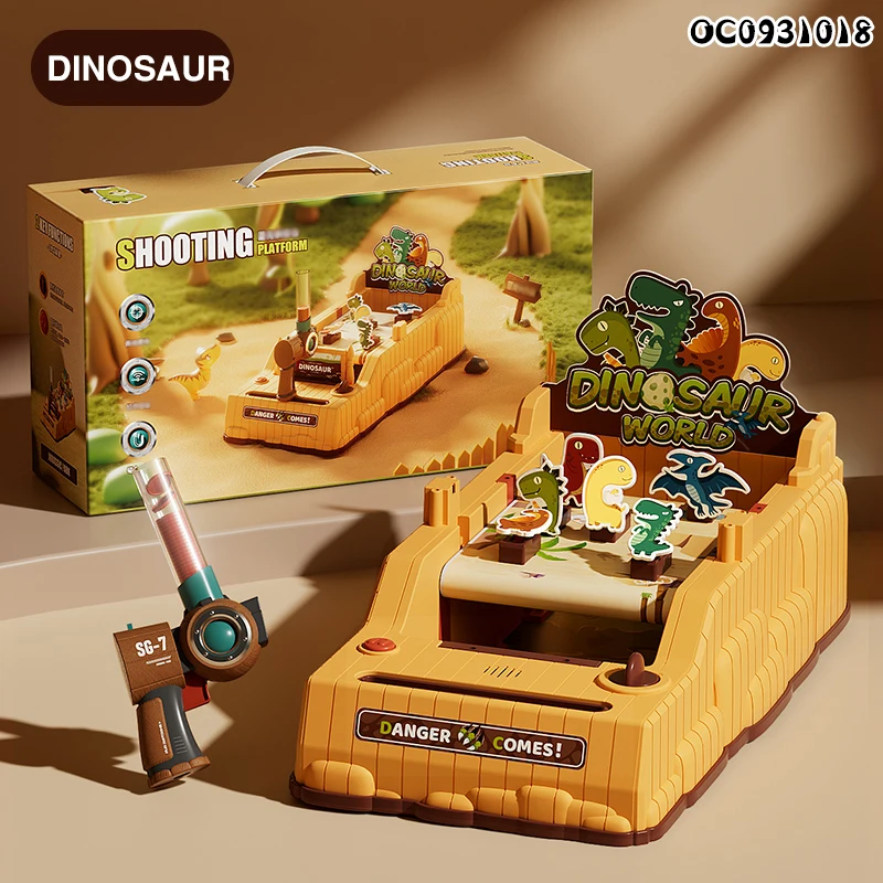 Newest B/O Dinosaur Gun Indoor Target Shooting Board Game Toy for ...