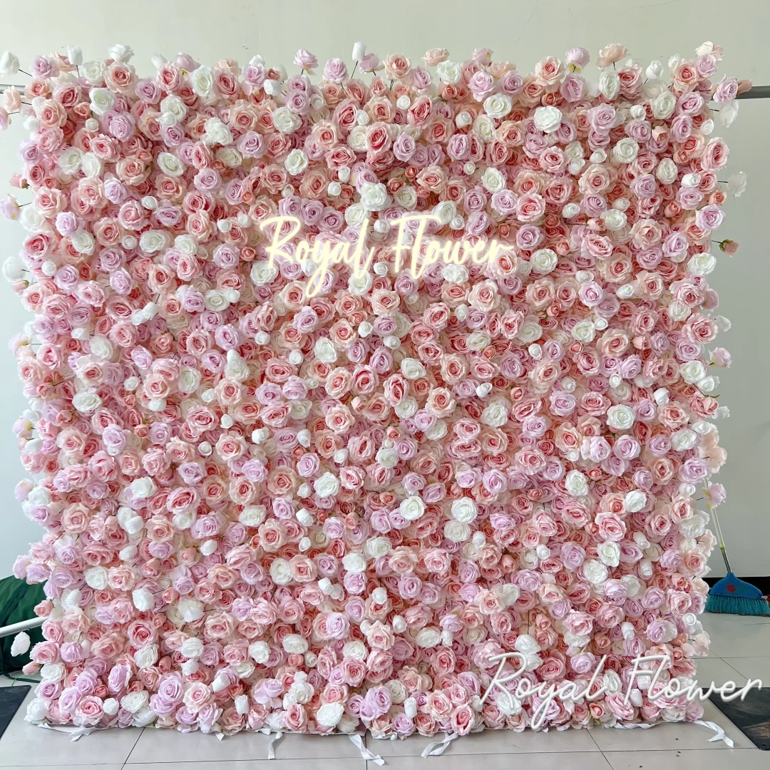 Decor Backdrop Rose Wall Backdrop High Quality Artificial Flowers Party ...