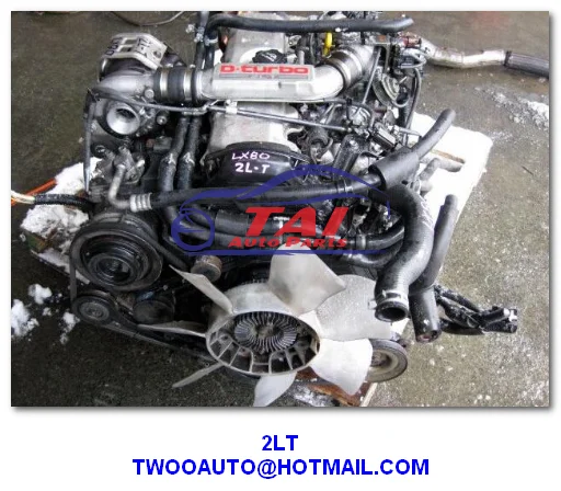 Japanese Original Used 2l 2lt Engine Assembly For Toyota Hiace Hilux ...