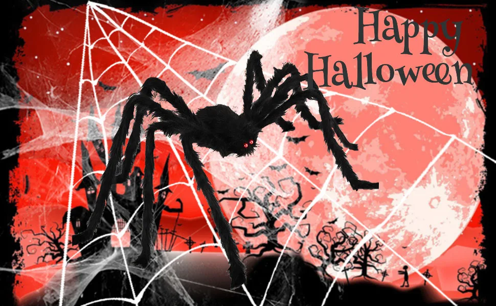 Scary Halloween Spider Decorations - Perfect for All Seasons