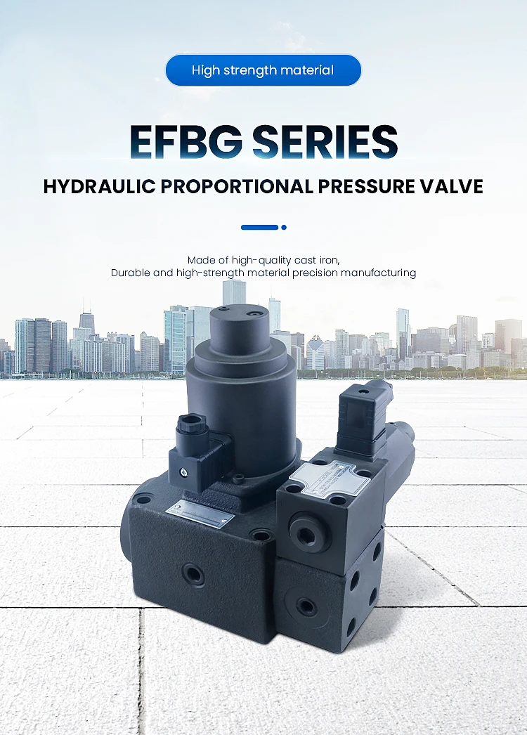 Yuken EFBG Series Proportional Valves for Hydraulic Control