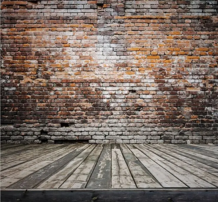 3d Design Ragged And Retro Style Brick Wall Theme Background Paper ...
