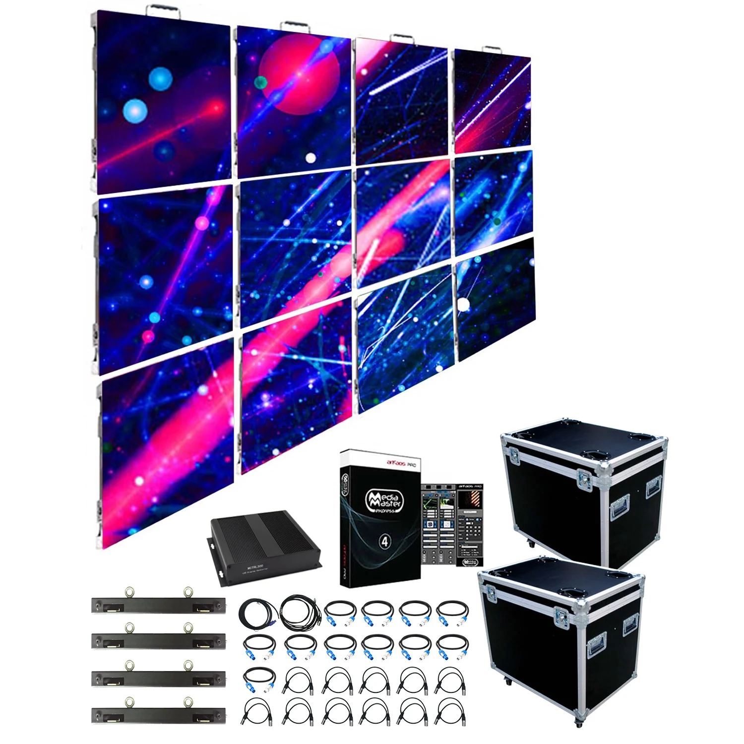 Starshine HD LED Video Wall - Perfect for Events & Studios