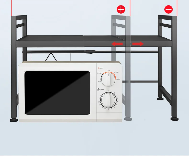 Retractable Kitchen Shelf for Microwave Oven & Rice Cooker