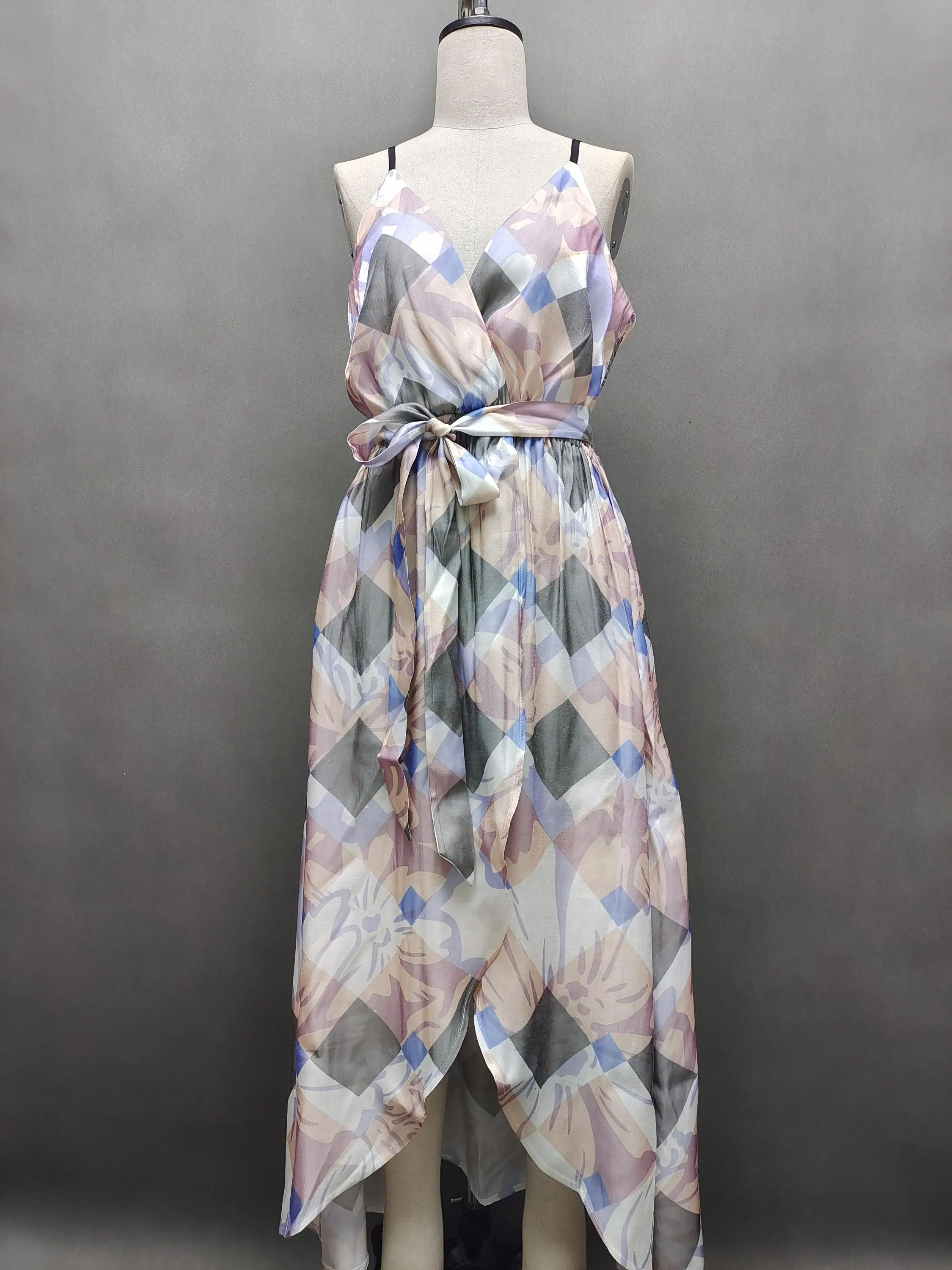 Custom Made Women Logo Label Sublimated Casual Evening Printed Dress ...