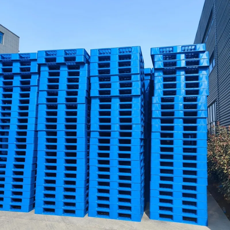 Lingyue Heavy-Duty Plastic Pallets 1000x1000mm Hdpe Plastic 4-Way Entry ...