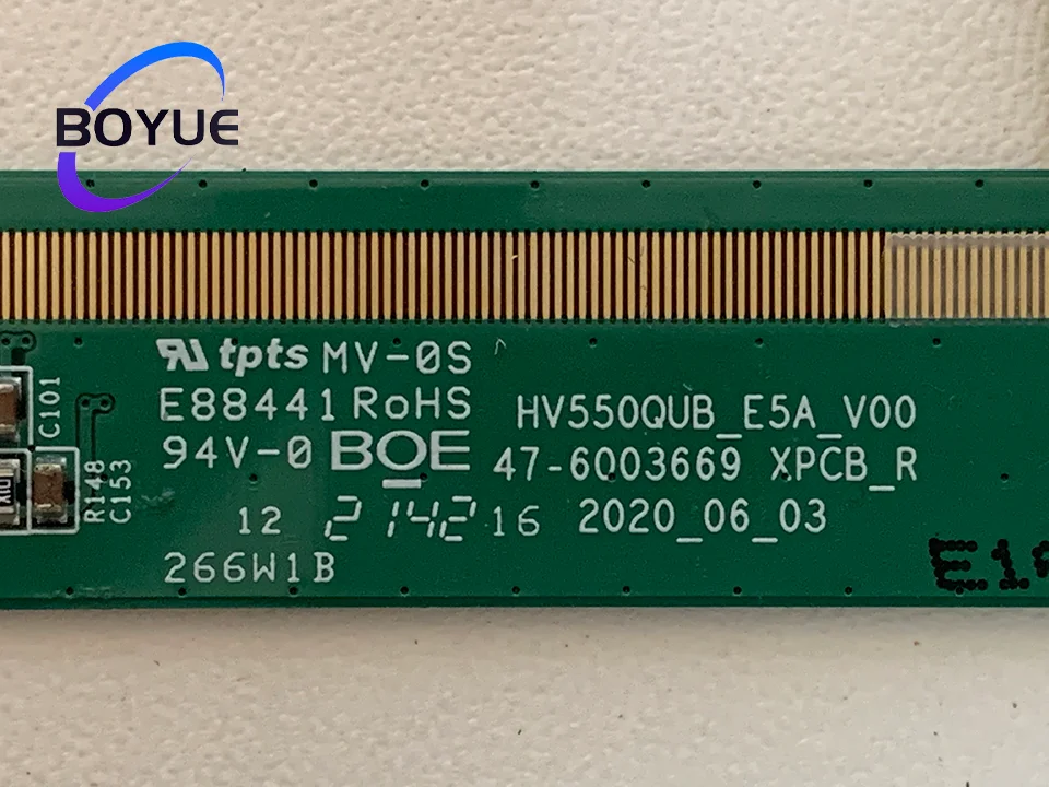 55 Inch 4K Smart TV Panel Replacement LCD Screen HV550QUB-S5B for ...