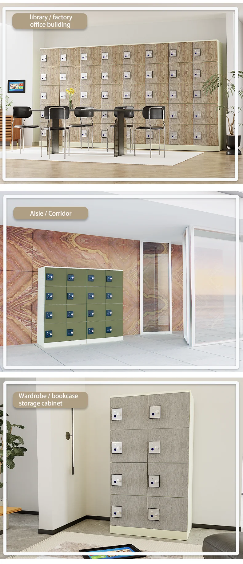 Luxury Cruise Liner Combined Locker Fingerprint Keys Cabinets Household ...