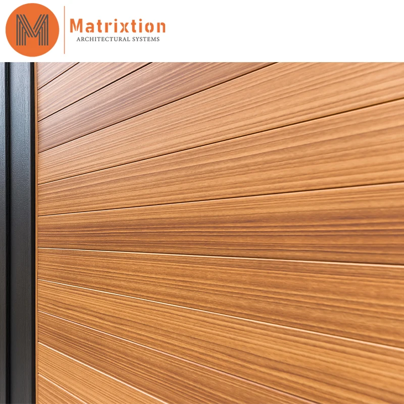 Timber Look Aluminum Soffit Siding Panels for Exteriors