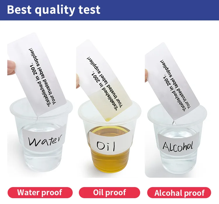 Thermo Eco Thermal Synthetic Paper Label Material For Shipping Printing ...