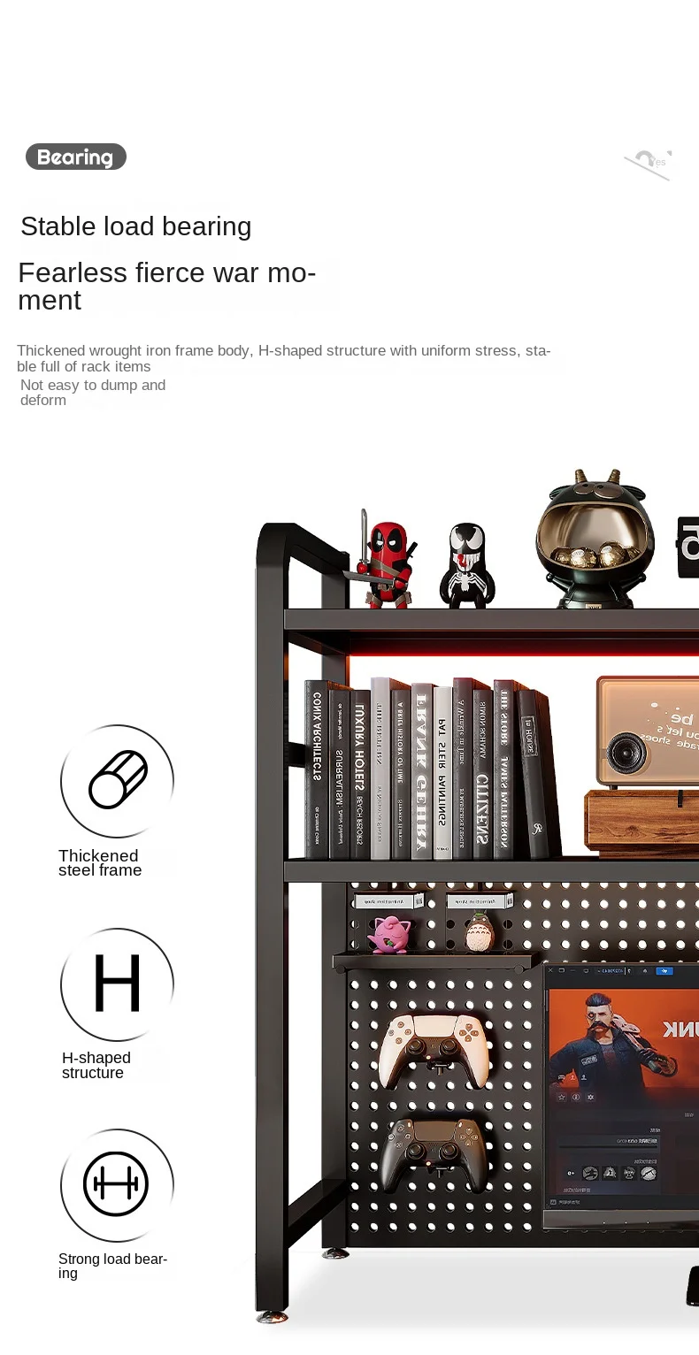 Metal Wire-Wrap Board Shelf - Stylish Desktop Storage