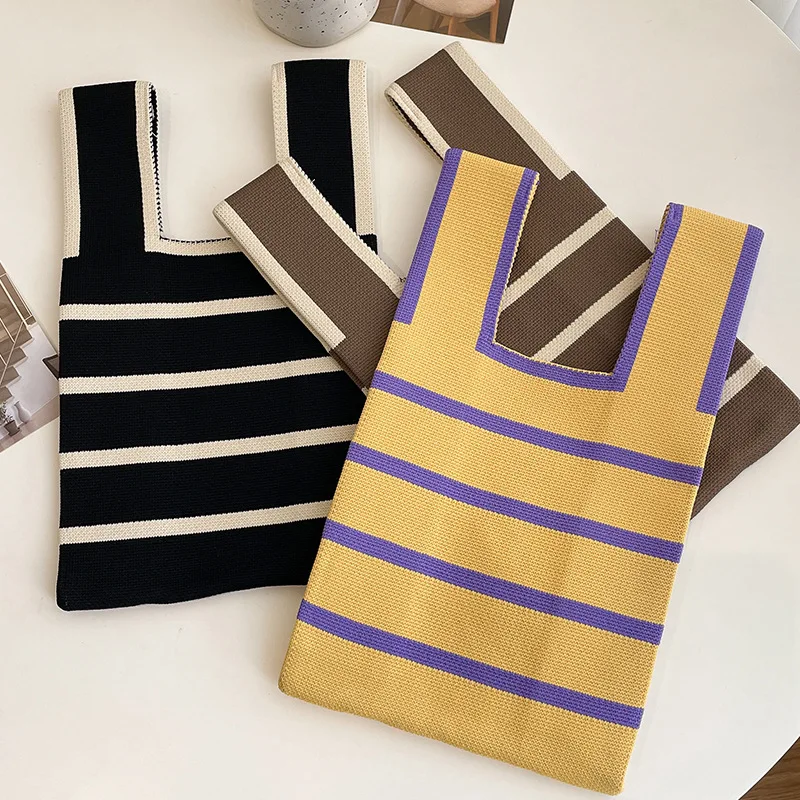 Customizable Japanese Style Wrist Bag - Reusable & Versatile