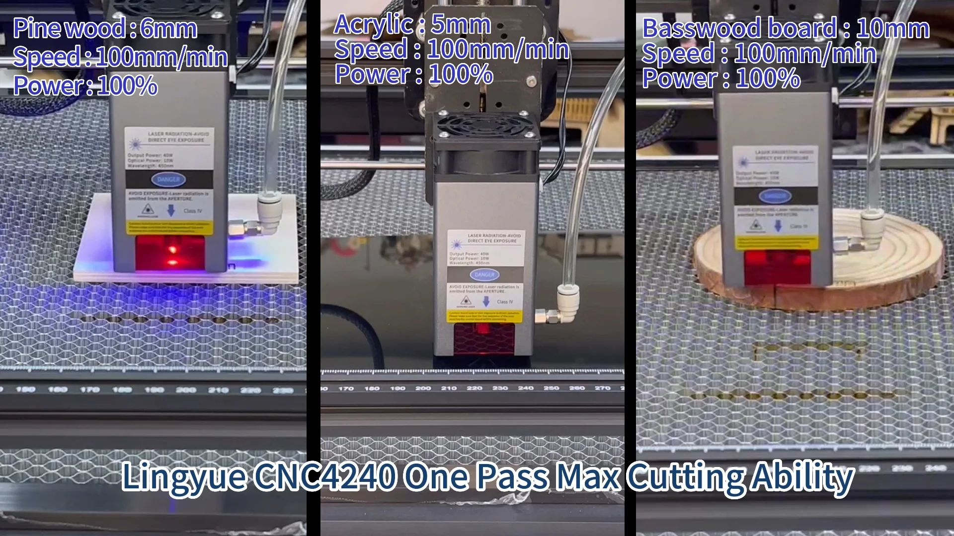 Lingyue Laser Engraving Machine Wood Cutting Engraving Dog Tag Engraver ...